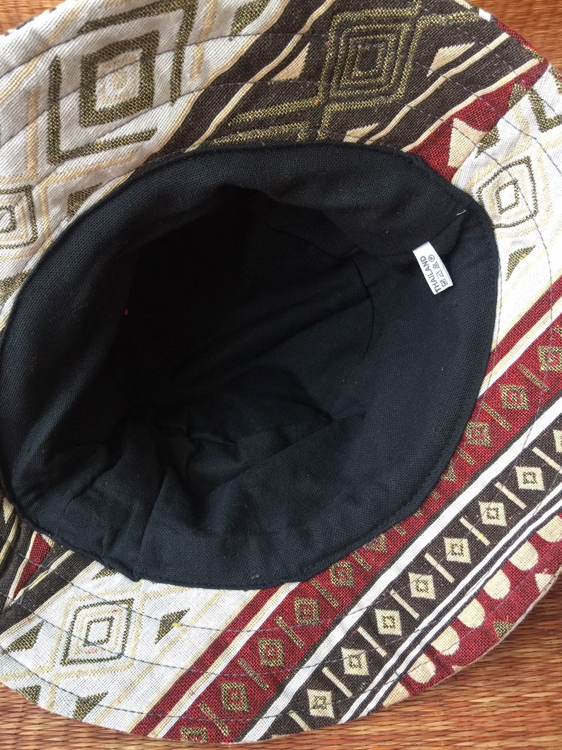 Hippie Festival Bucket Hat Boho Southwestern Tribal Aztec Ikat Ethnic ...