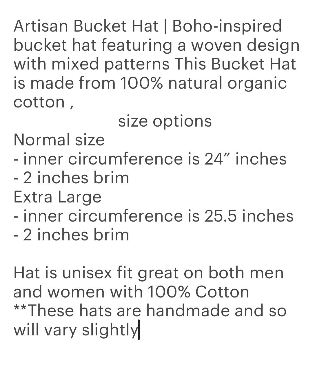 Cotton Boho Bucket Hat Aztec Colorful Design Hipster Hat Men - Etsy
