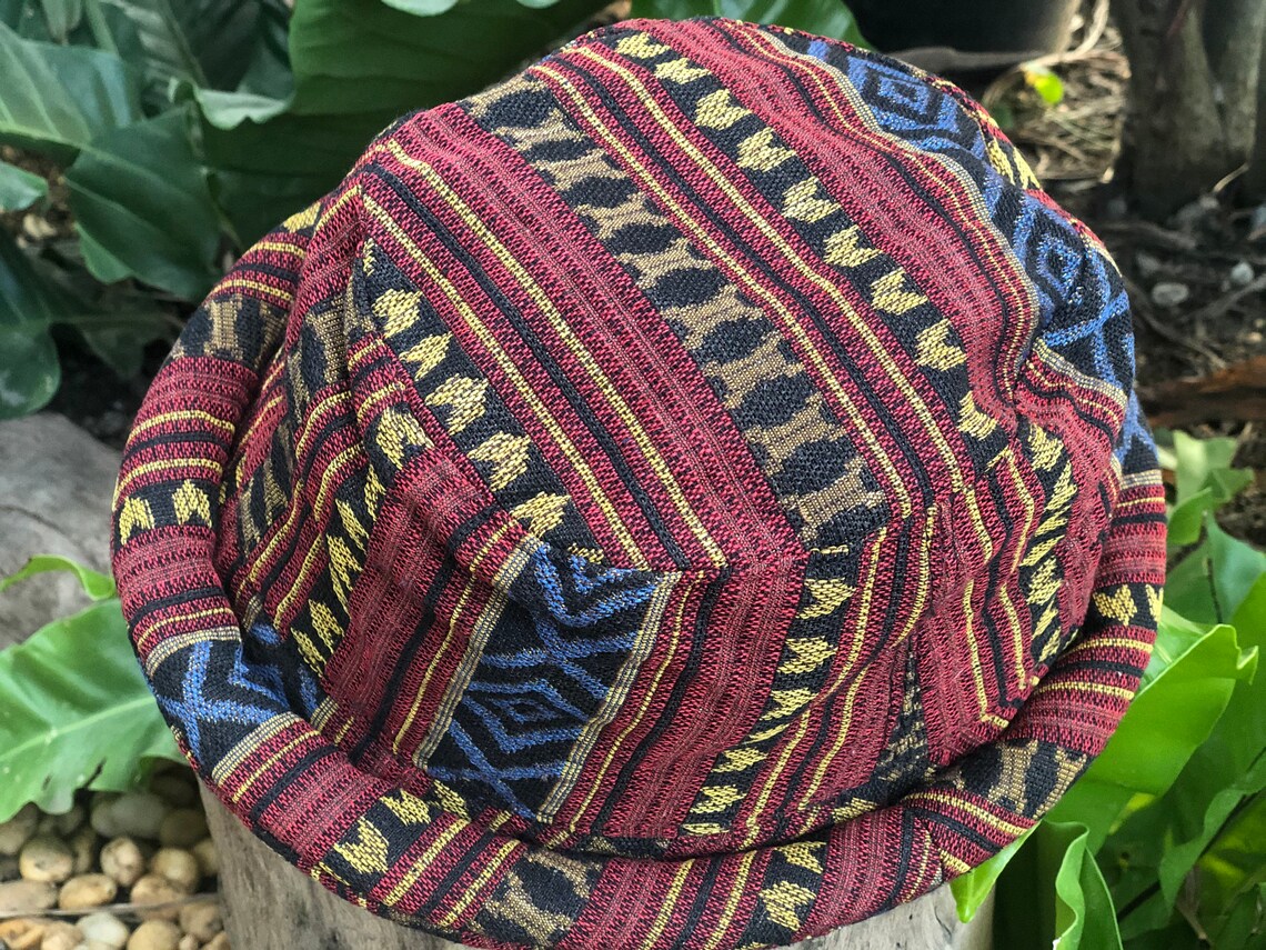 Hippie Bucket Hat Boho Roll Brim Banja Drug Rug Bohemian - Etsy