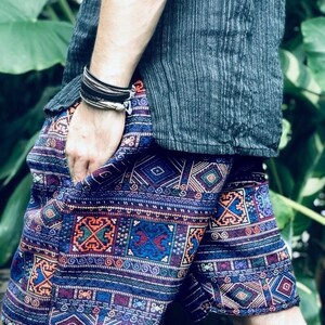 Tribal Aztec Shorts Men Unique Hippie Boho Festival Gypsy Vegan ...