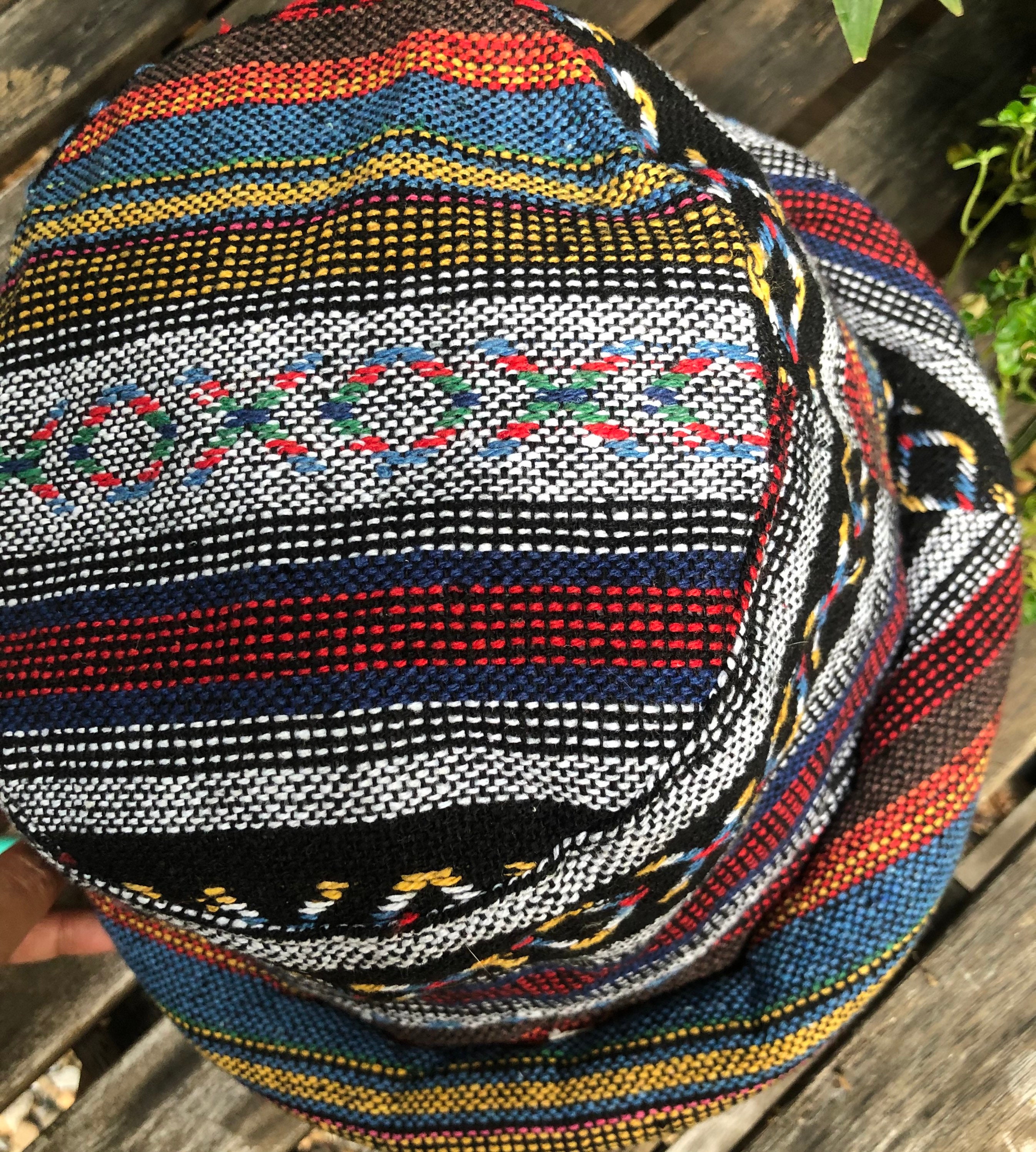Aztec Native Hat Tribal Bucket Hat Southwestern Hippie Bohemian Style ...
