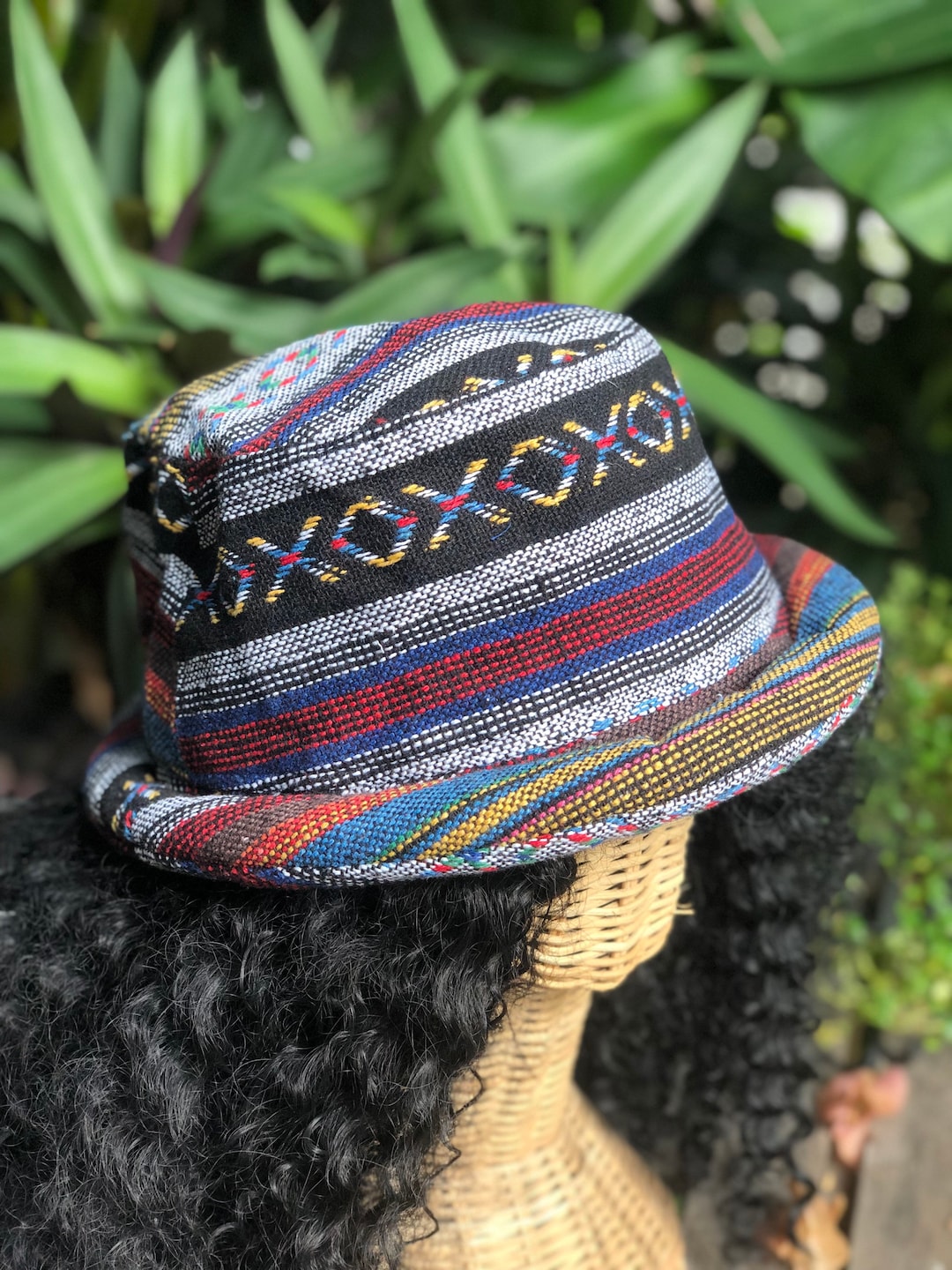 Aztec Native Hat Tribal Bucket Hat Southwestern Hippie Bohemian Style ...