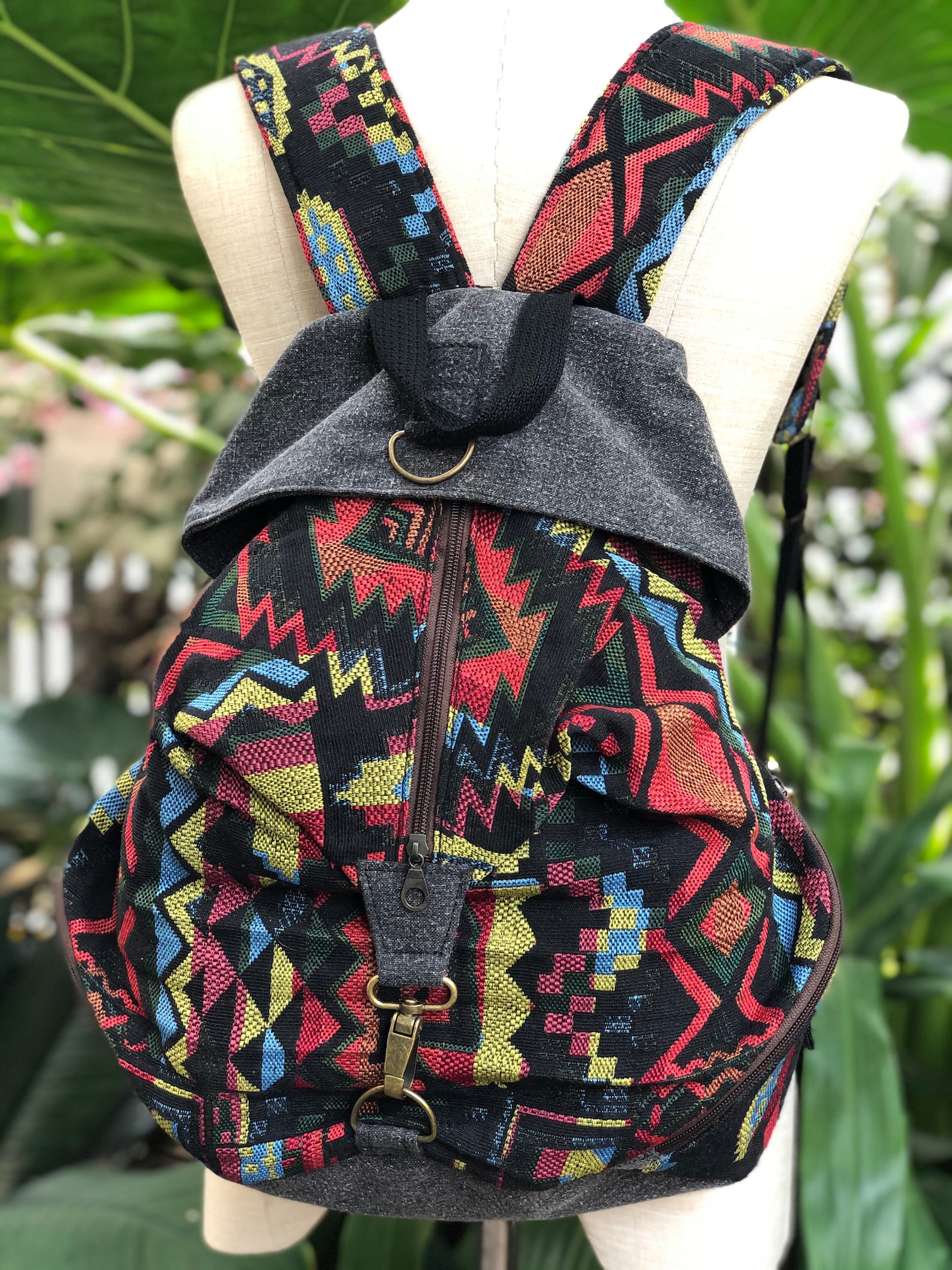 Tribal Backpack Boho Aztec Hippie Southwestern Baja Nepali | Etsy