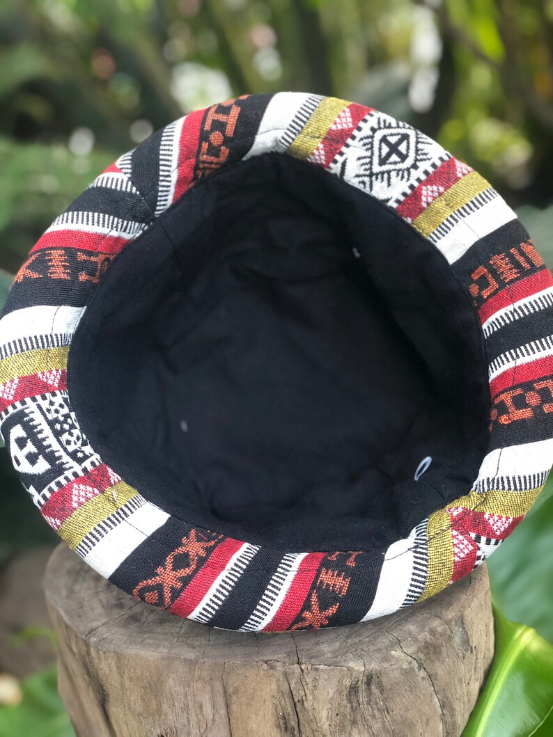 Navajo Hippie Bucket Hat Boho Roll Brim Southwestern Bohemian Ethnic ...