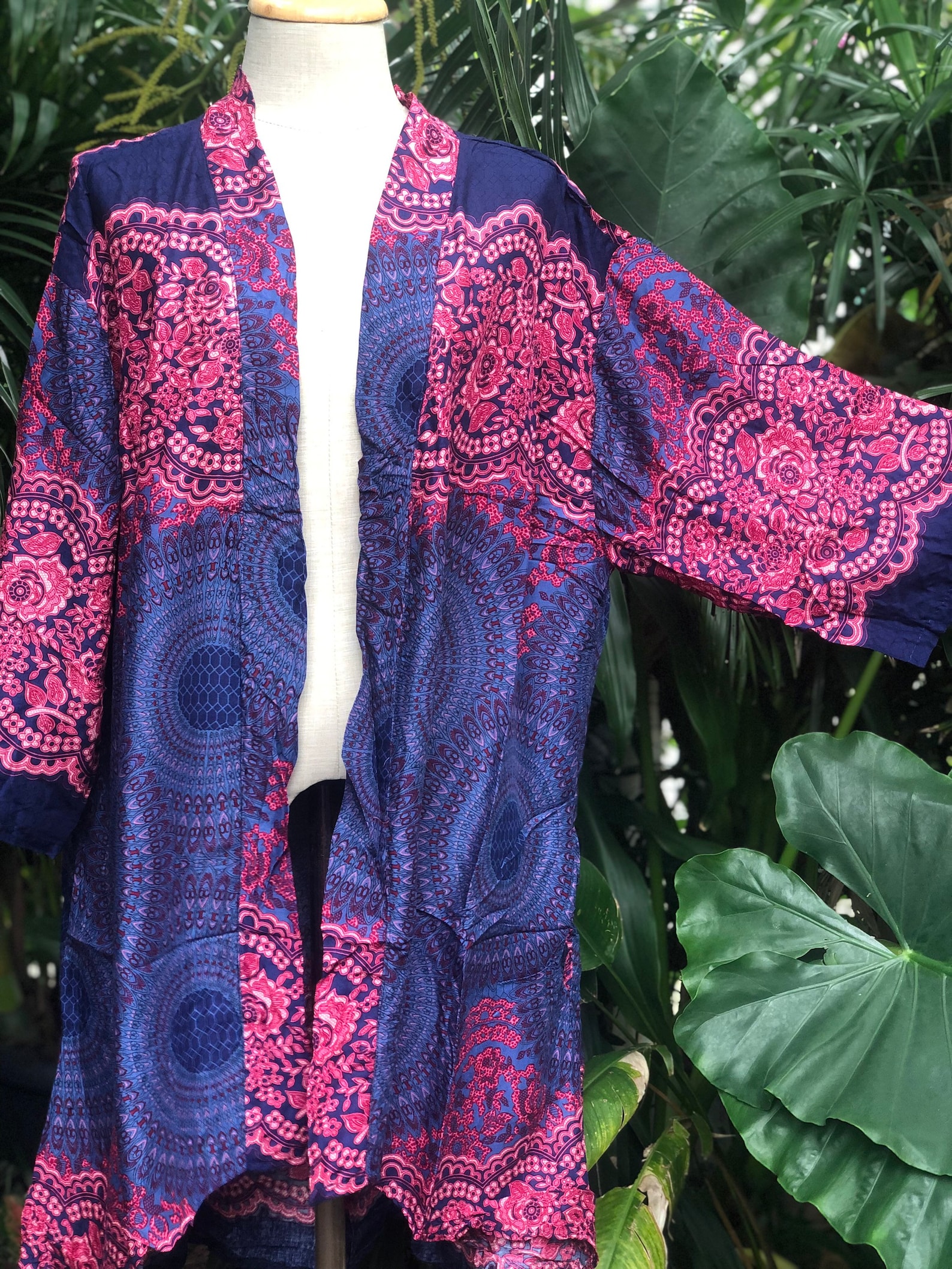 Hippie Maxi Cardigan Gypsy Bohemian Boho Style Oversize Unisex Plus ...