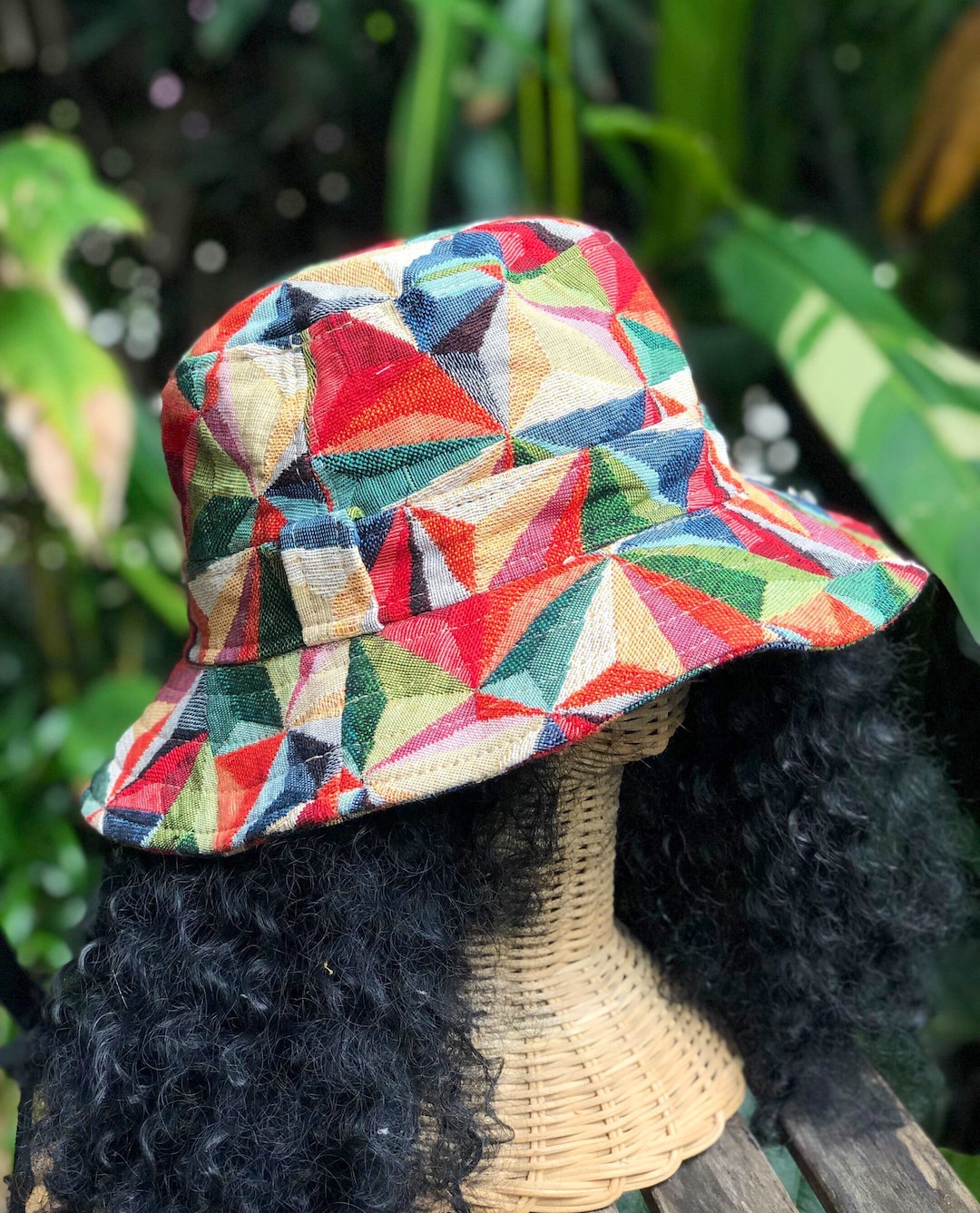 Cotton Boho Bucket Hat Aztec Colorful Design Hipster Hat Men Women ...