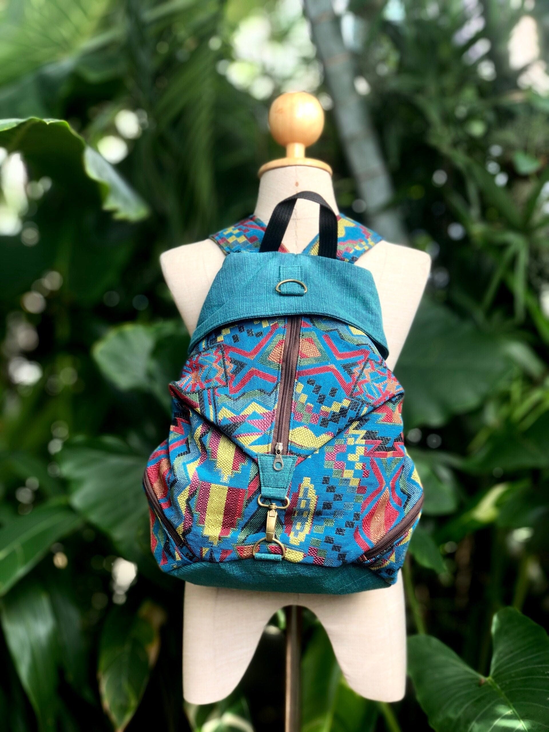 Tribal Backpack Boho Aztec Southwestern Pattern Hippie Style | Etsy