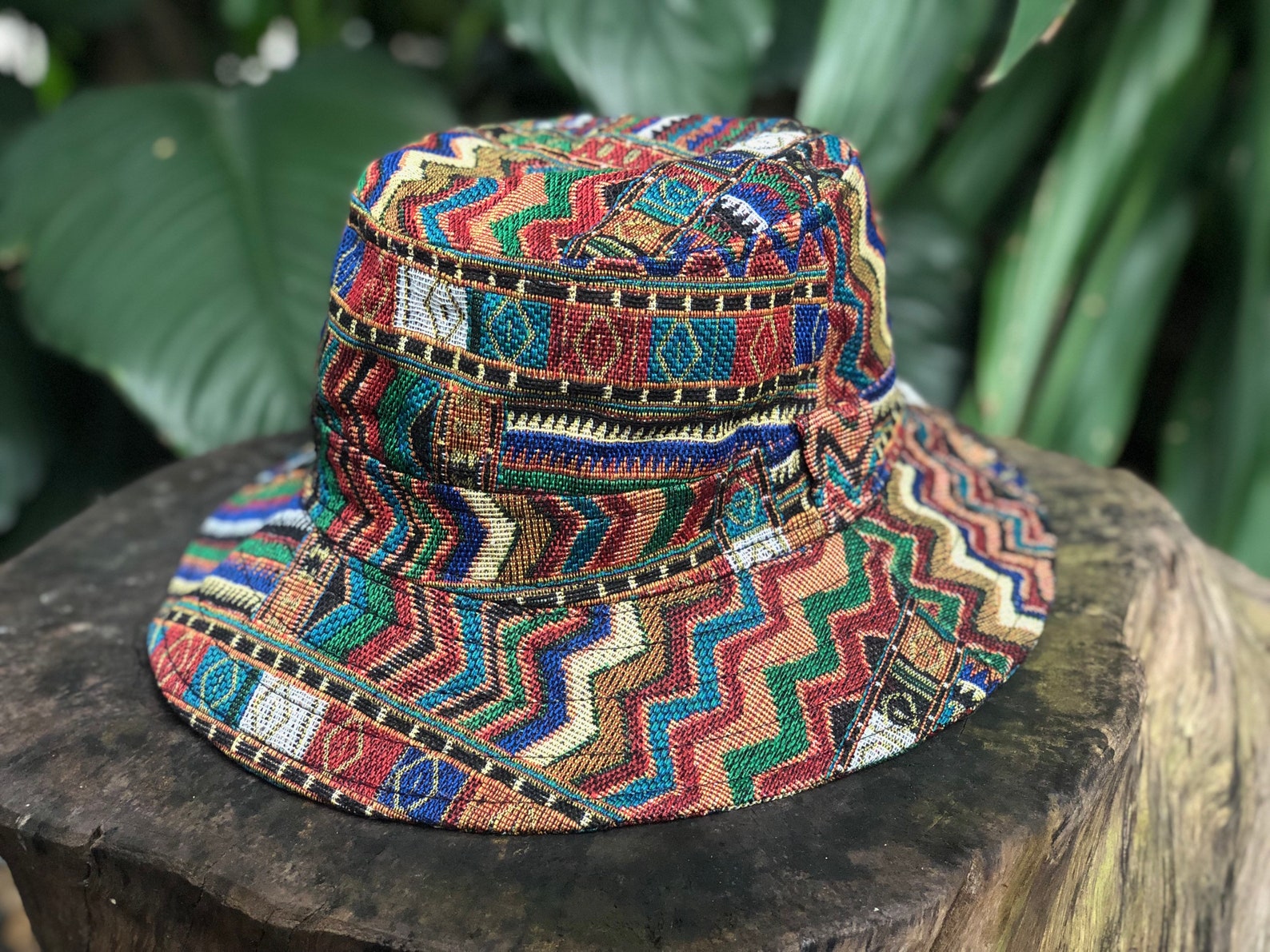 Navajo Hippie Bucket Hat Boho Roll Brim Southwestern Bohemian - Etsy