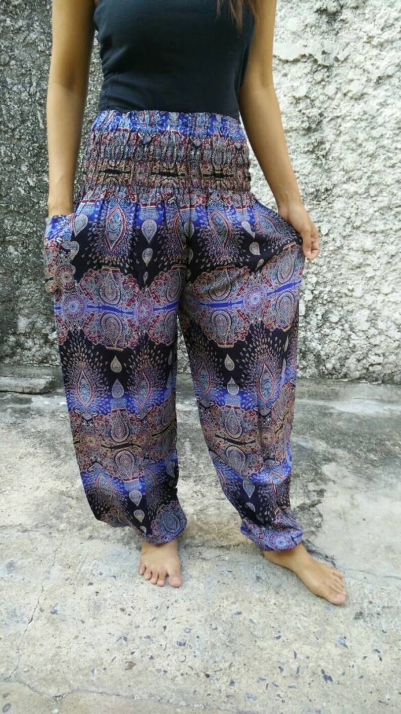 Bohemian Art Paisley Printed Yoga Pants Boho Stylish Hippies | Etsy