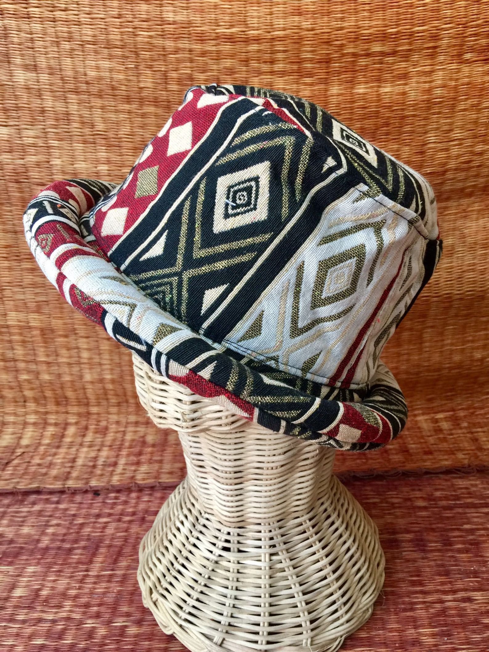 Aztec Bucket Hat Boho Style Tribal Bohemian Ikat Ethnic Design - Etsy