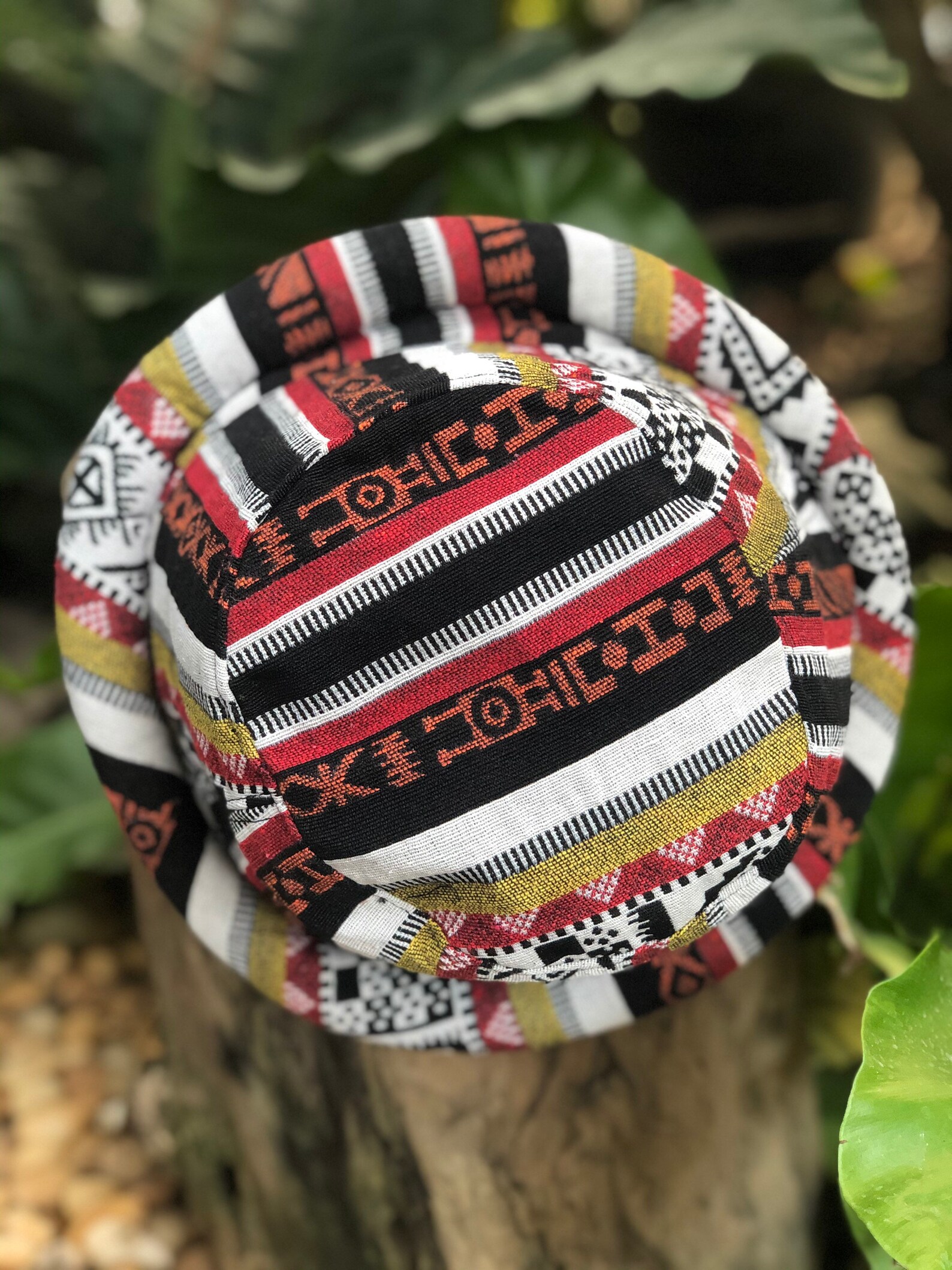Navajo Hippie Bucket Hat Boho Roll Brim Southwestern Bohemian Ethnic ...
