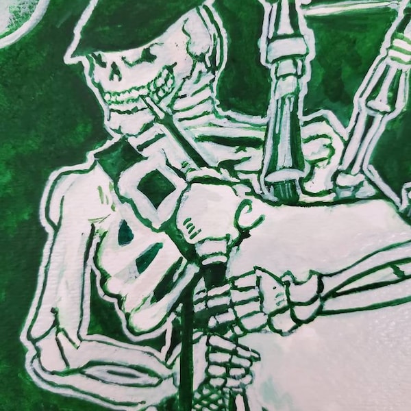 Dropkick Murphys Skeleton - Etsy