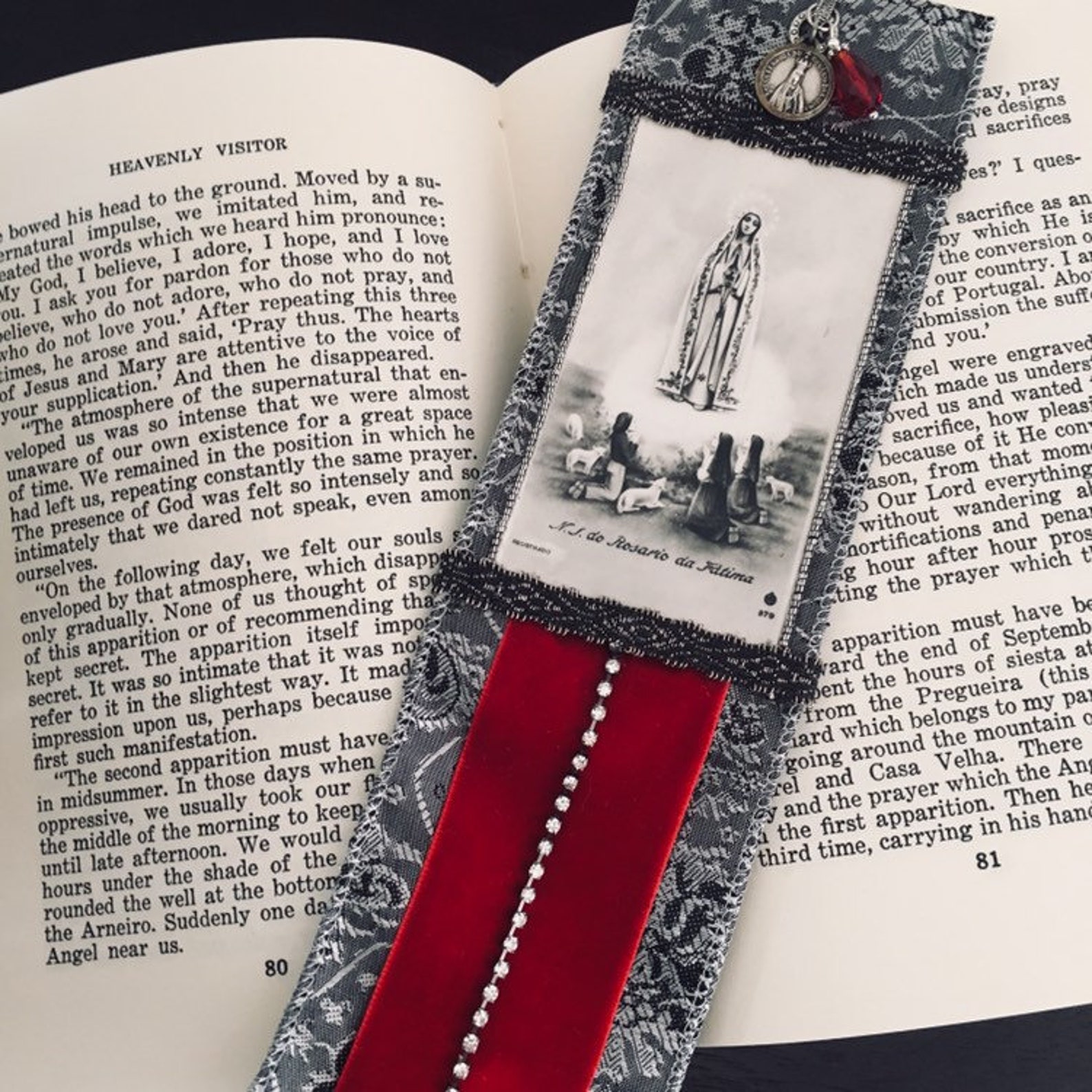 Our Lady of Fatima Handmade Virgin Mary Bookmark Catholic Gifts - Etsy
