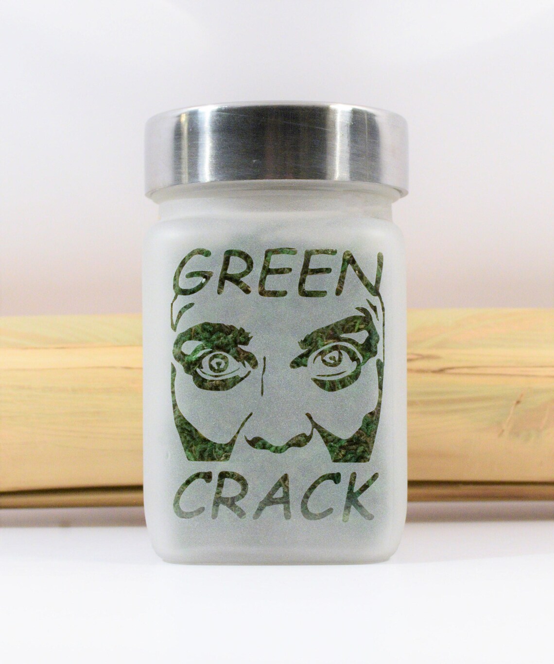 Green Crack Stash Jars Cannabis Stash Jar Weed Accessories | Etsy