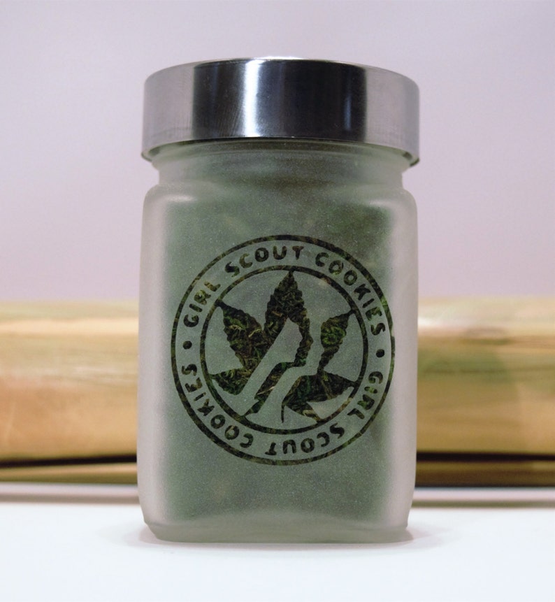 Girl Scout Cookies Stash Jar Weed Accessories Stoner Gift & - Etsy