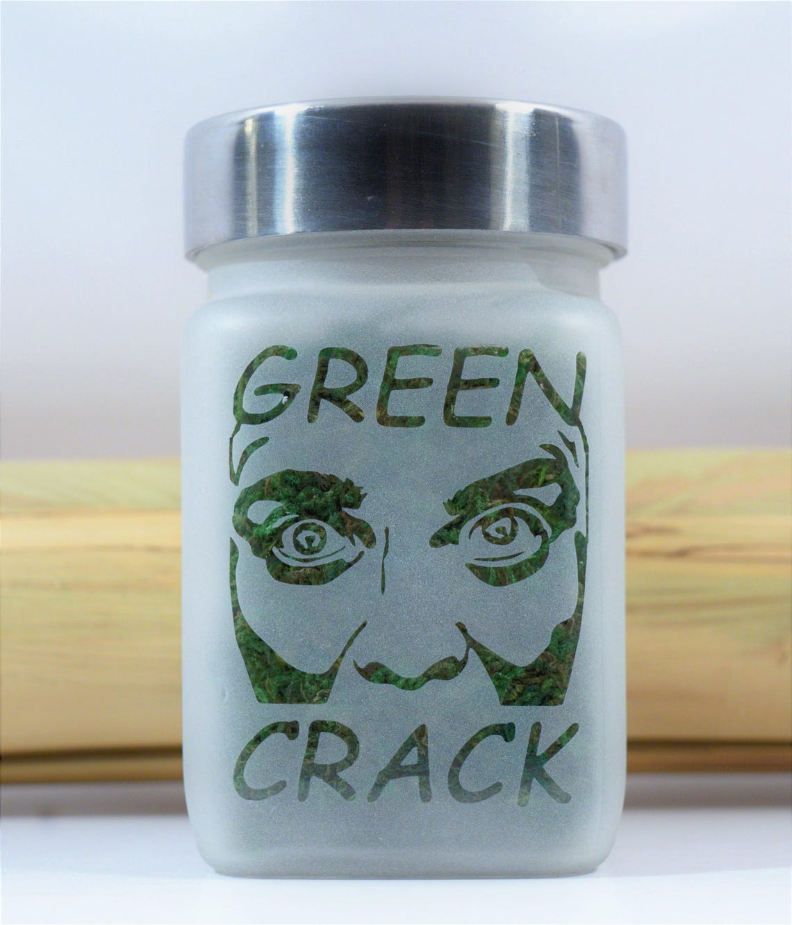 Green Crack Stash Jars Cannabis Stash Jar Weed Accessories | Etsy