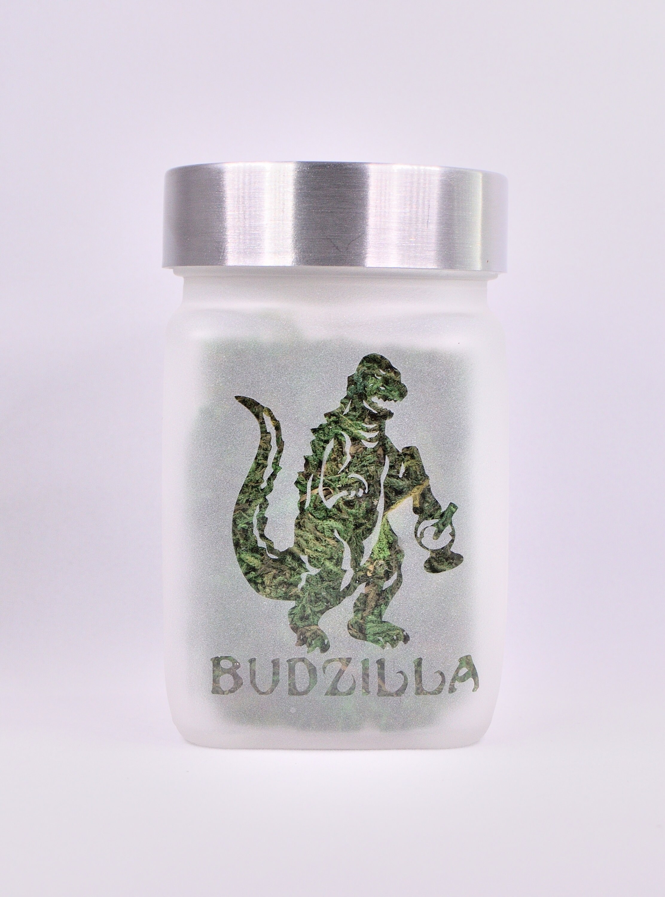 Budzilla Stash Jar - Weed Accessories by Twisted420Glass