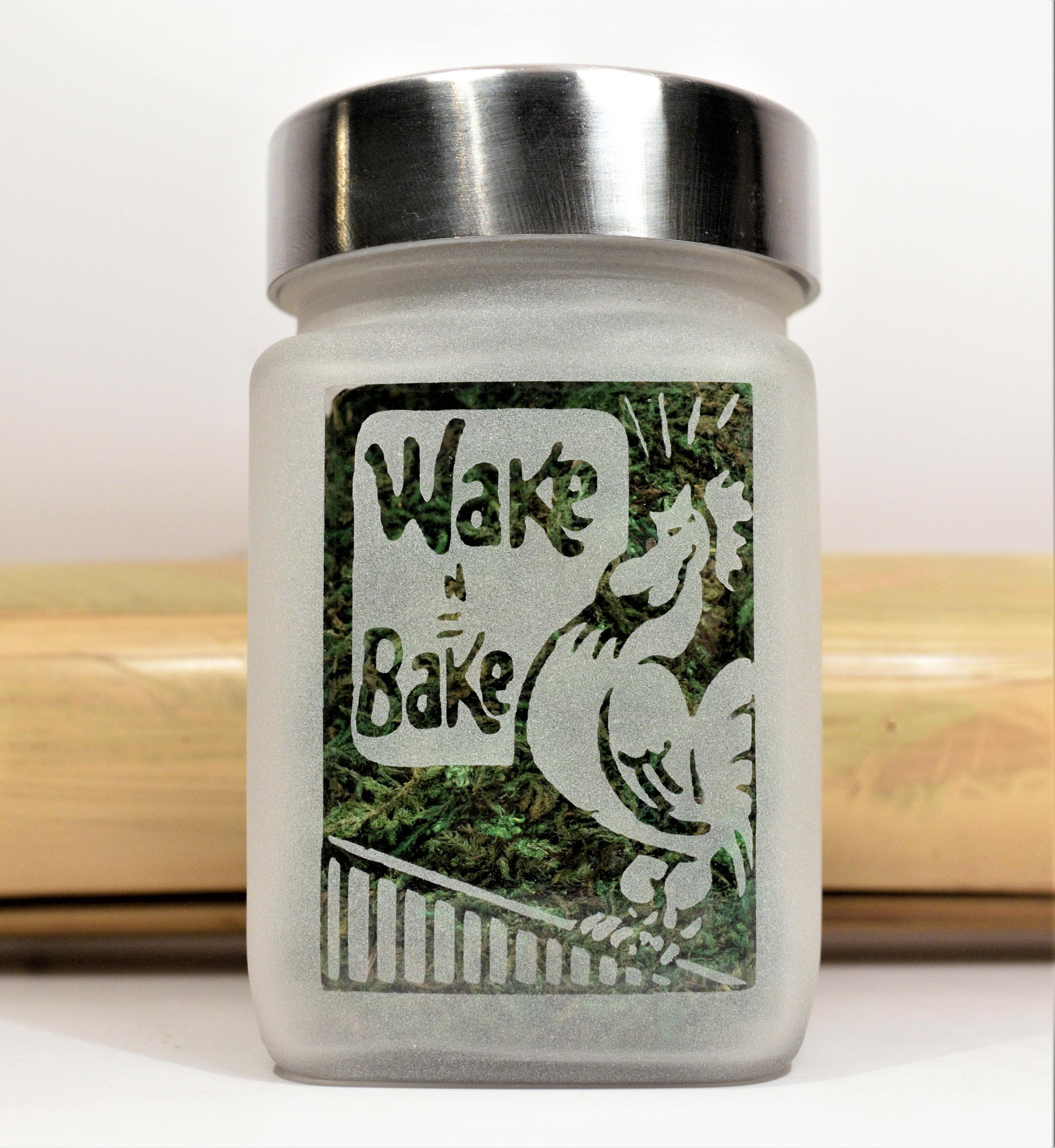 Wake and Bake Stash Jar, Weed Accessories, Stoner Gifts & Stash Jars ...