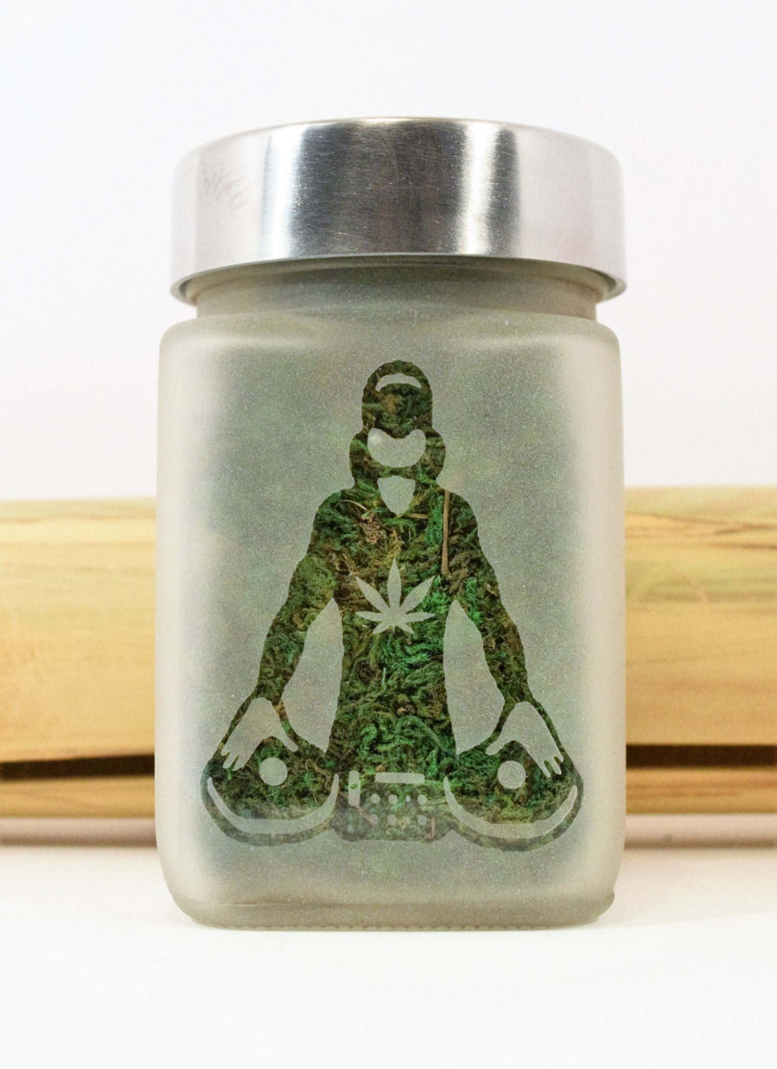 DJ Stash Jar Music Festival Pot Leaf Stash Jars Weed - Etsy