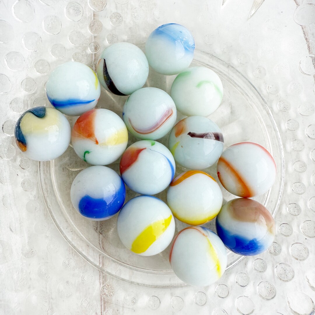 Vintage Glass Marblesbeach Ball - Etsy