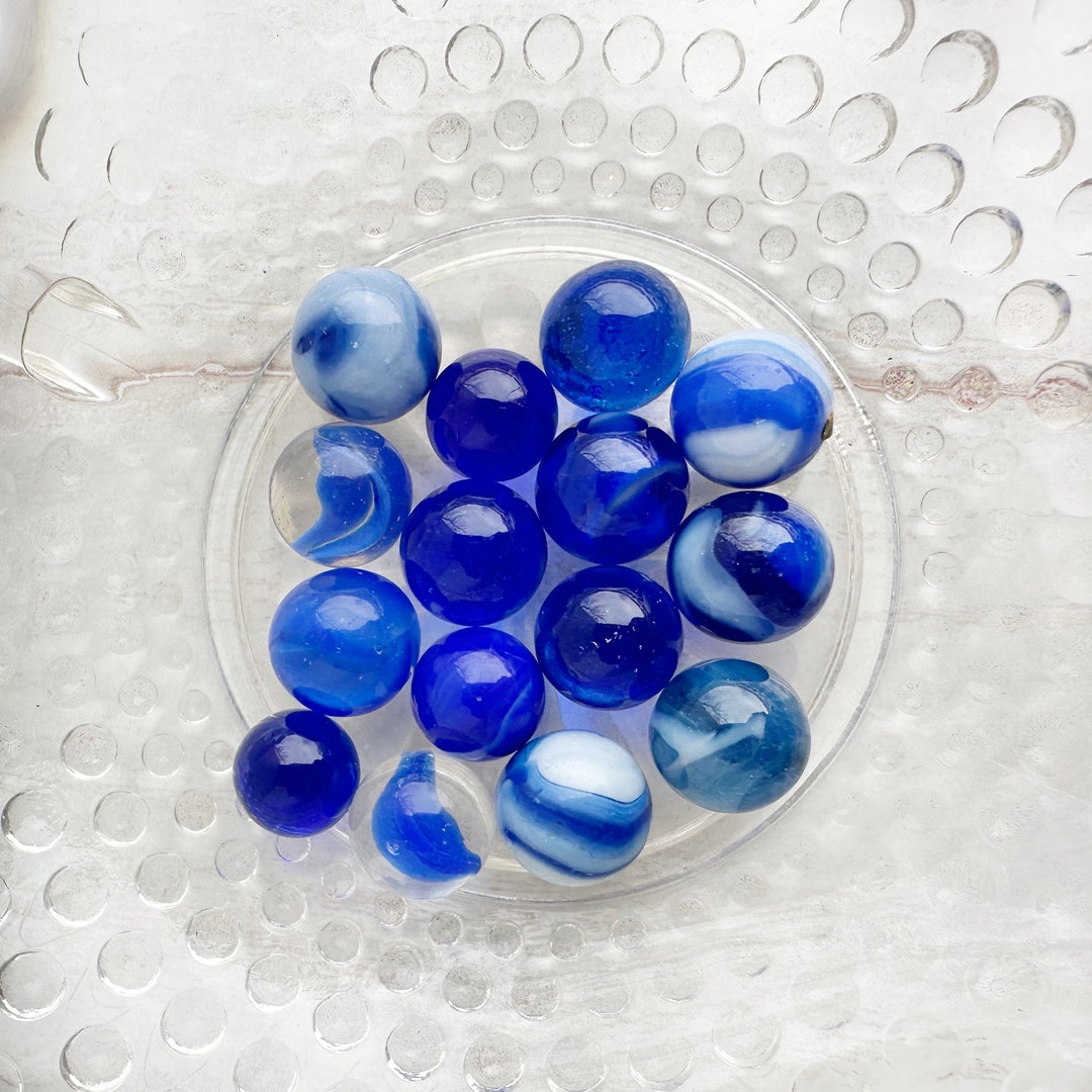 Vintage Glass Marbles…tidal Wave - Etsy