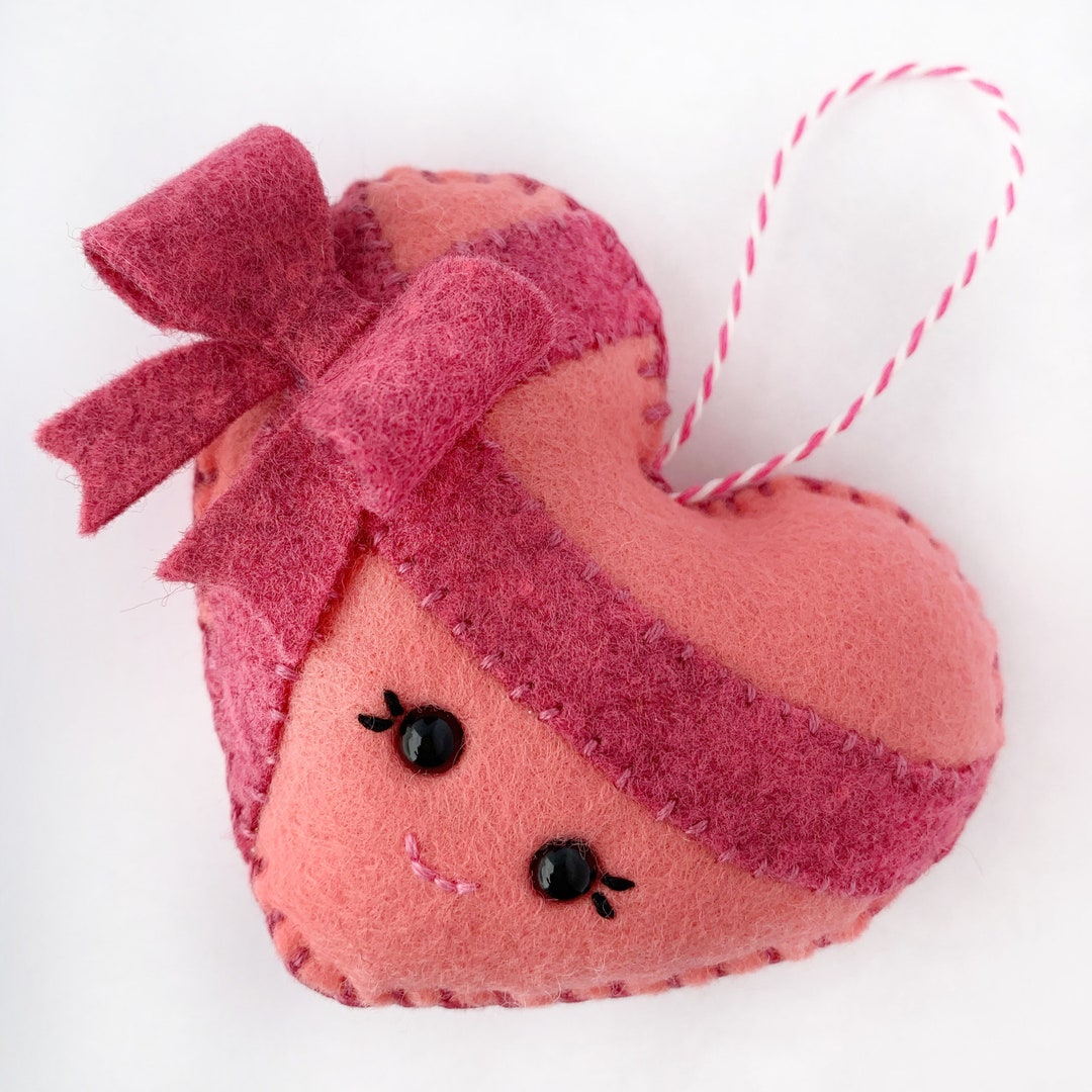 Little Sweetheart Wool Felt Ornament - Etsy