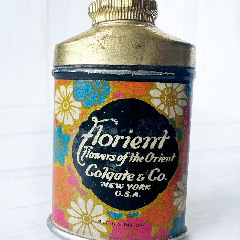 Vintage Talc Tin - Etsy