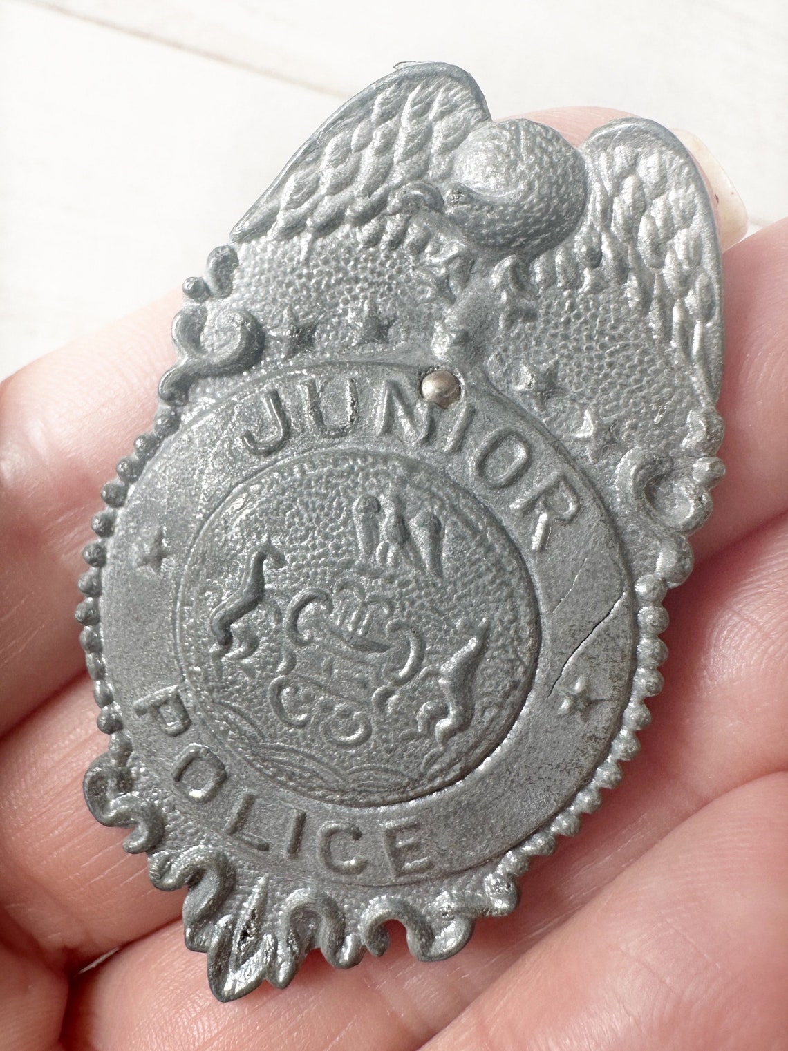 Metal Junior Police Badge…1960s - Etsy