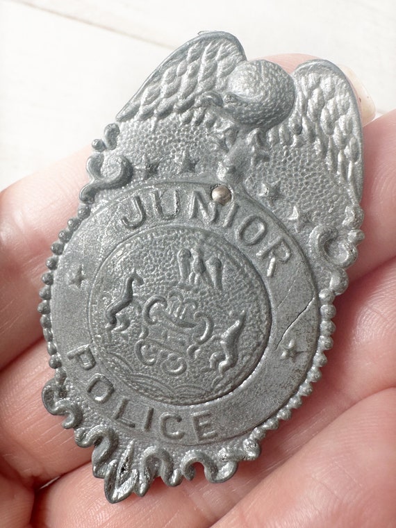 Metal Junior Police Badge…1960s - Gem