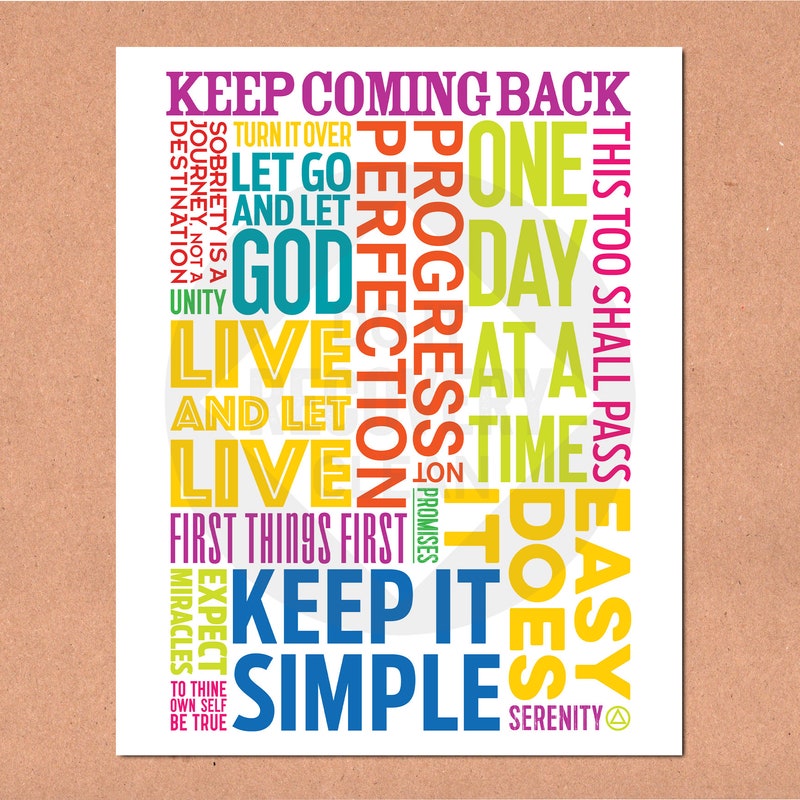 Recovery Slogans - Etsy
