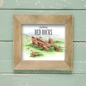 Red Rocks Amphitheatre, Red Rocks Art, Red Rocks Poster, Red Rocks Art ...