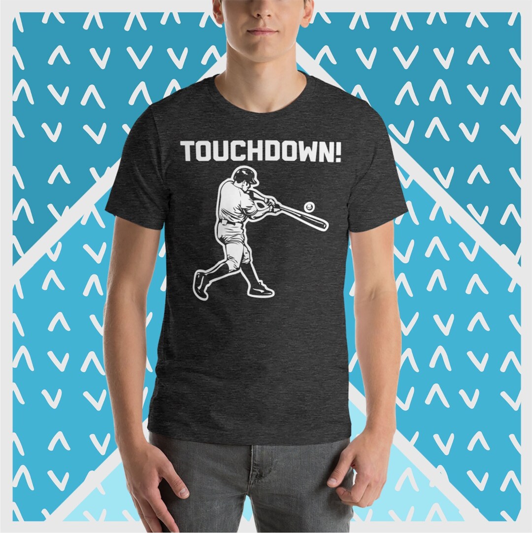 Touchdown Baseball T-Shirt: Lustiges Sport-Fan-T-Shirt - Etsy.de