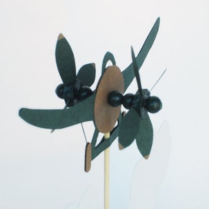 Spinning Airplane Cake Topper ready to Ship Airplane Party - Etsy