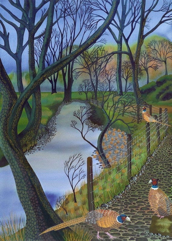 Art Print: beside the Beck A4 Bird Print Wall - Etsy