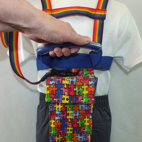 Child Safety Harness With Adjustable Leash Autism Harness - Etsy
