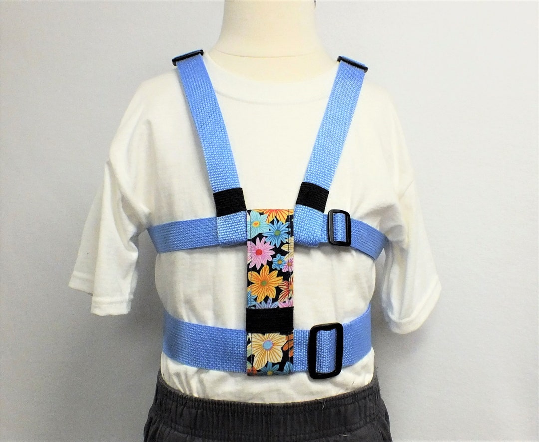 Child Safety Harness for Girls Back Buckles Floral Accent - Etsy