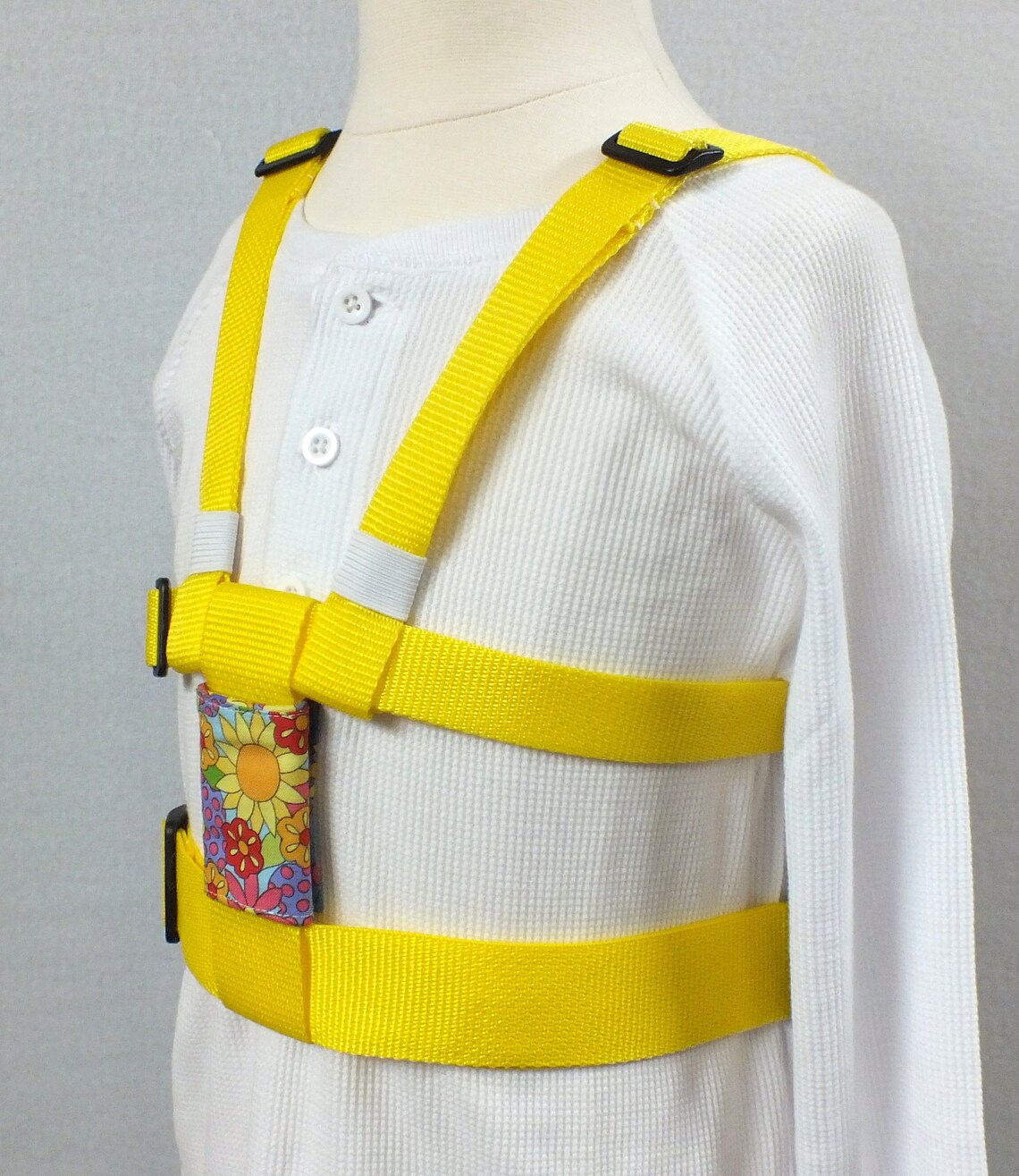 Child Safety Harness for Girls With Floral Accent Back Buckle - Etsy