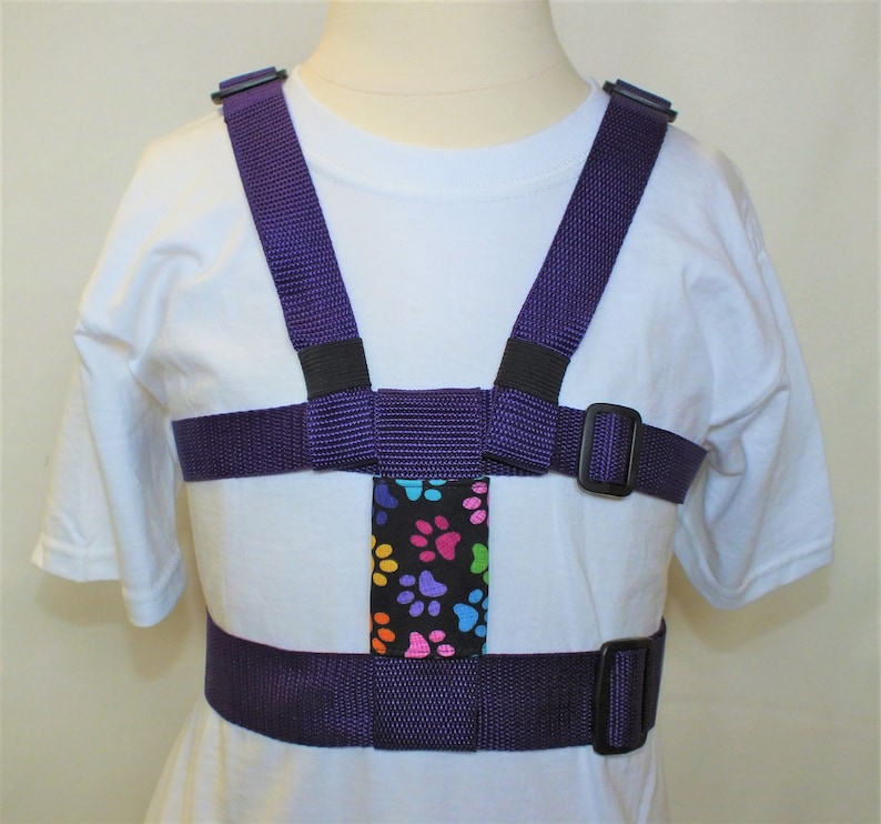 Child Safety Harness with Adjustable Leash Back Buckles Paw | Etsy