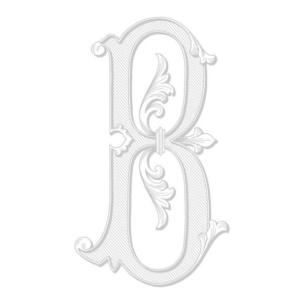 Fancy Cursive Letter B
