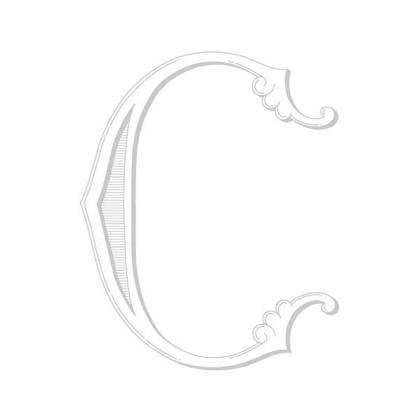 Fancy Calligraphy Letter C