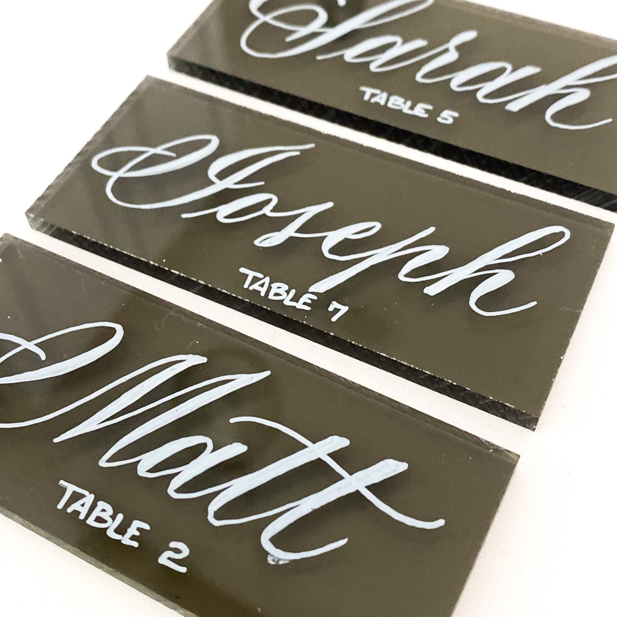 Acrylic Place Cards Rehearsal Dinner Names Etsy acrylic-place-cards-rehearsal-dinner-names-etsy