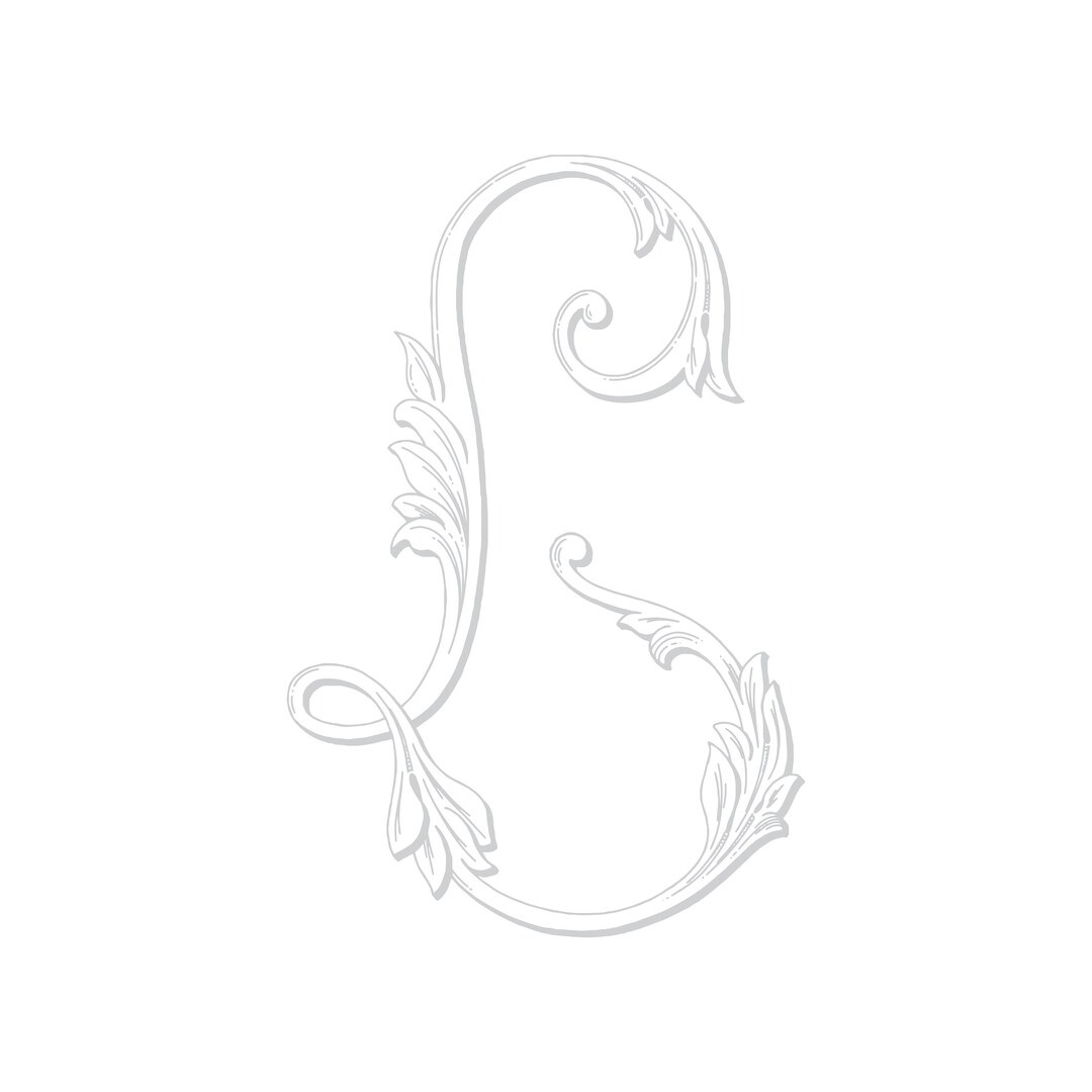 Custom Monogram Digital Download, Letter L Monogram, Wedding Monogram ...