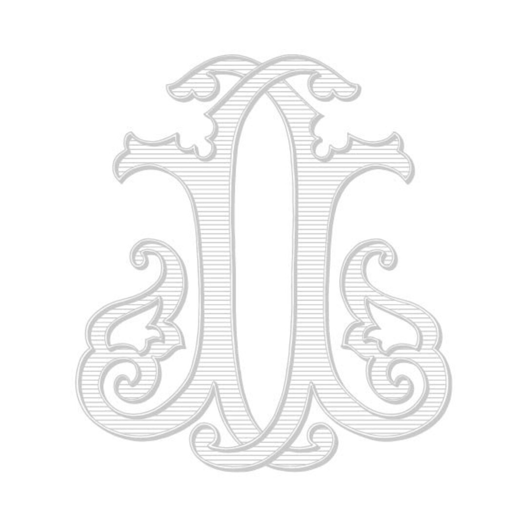 Custom Wedding Initials - JJ - J - Antique - Etsy
