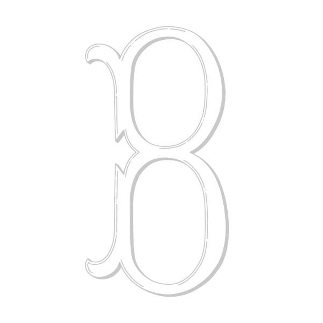 Vintage Wedding Monogram - Letter B - Custom Initial - Etsy