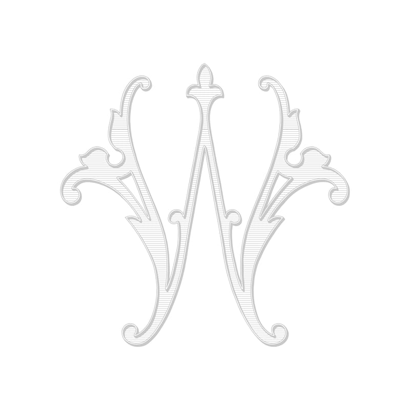 W Monogram - Etsy