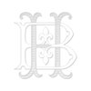 Antique Monogram Design - BW - WB - Vintage Wedding Logo - Etsy