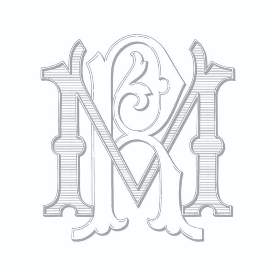 Vintage Monogram Letters - MR - RM - Antique Monogram - Etsy