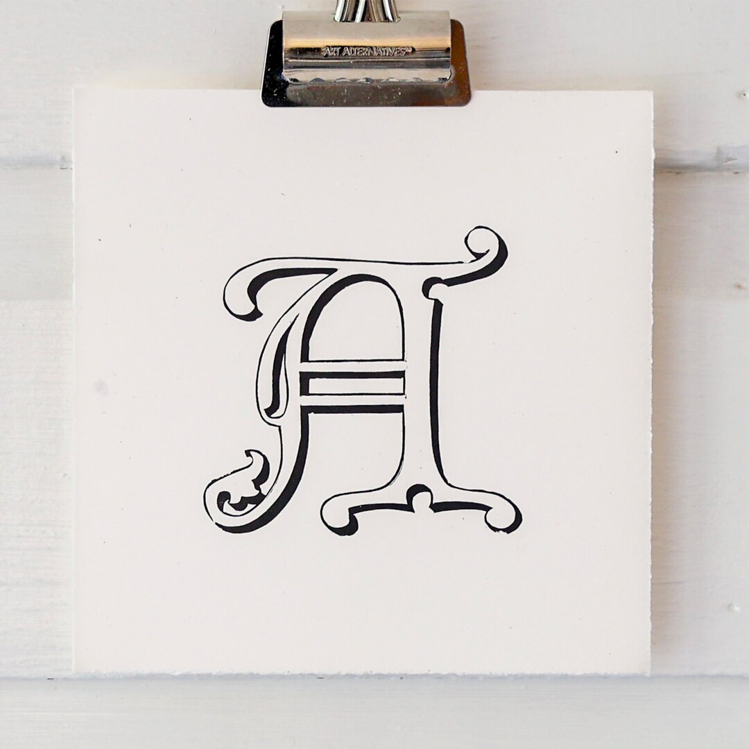 Letter A - Letterpress Block Print - Etsy