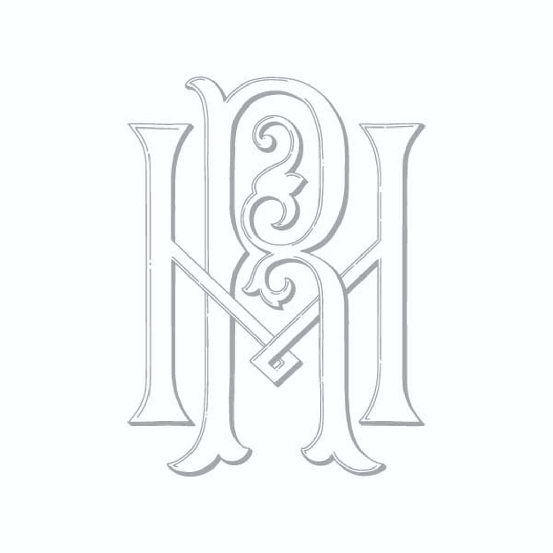 Custom Vintage Initials - HR - RH - Antique Monogram - Etsy