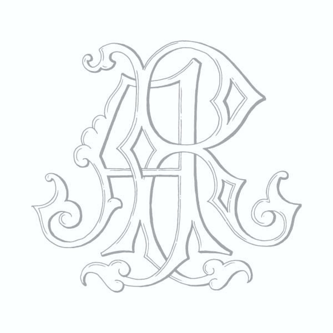 Antique Monogram Design - AR - RA - Vintage Wedding Logo - Etsy